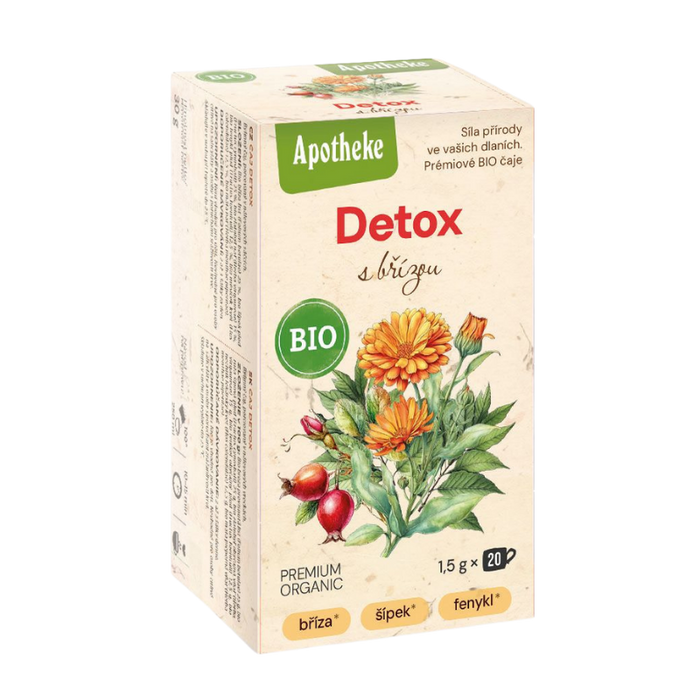 Apotheke Čaj Detox s břízou 20x1,5 g BIO | Ošatka.cz